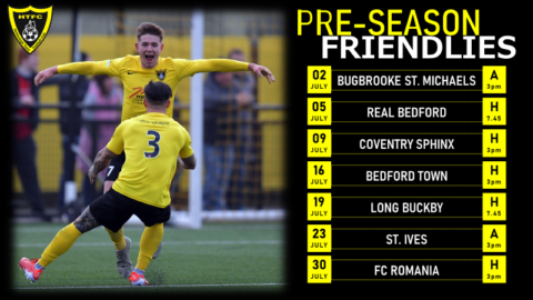 Pre Season Friendlies Announced | Harborough Town Football Club