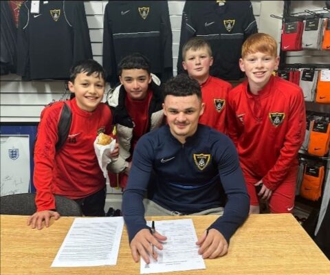 Debut Goal Delight For Dempsey | Harborough Town Football Club